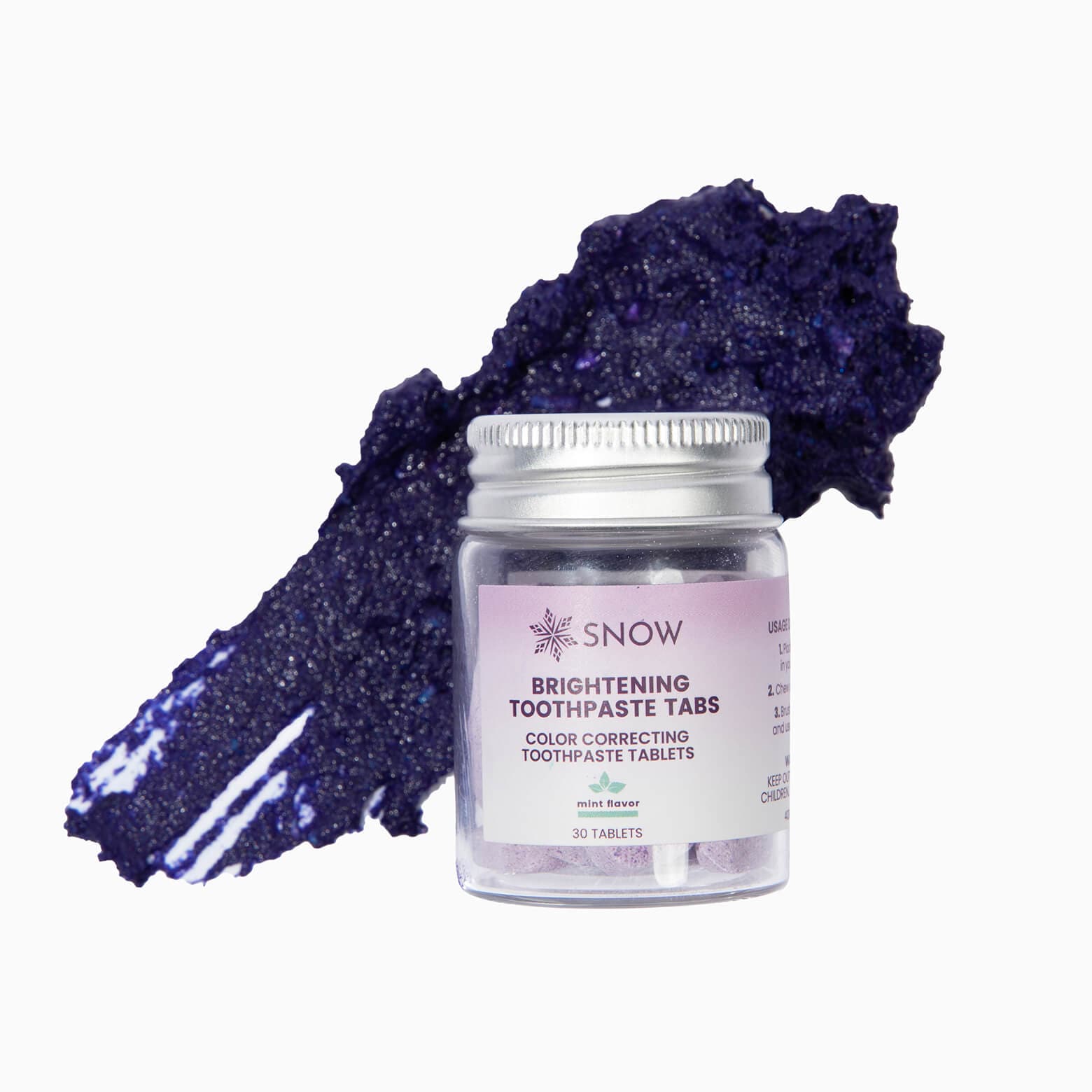 Purple Toothpaste Instant Brightening Tablets (Viral on TikTok)